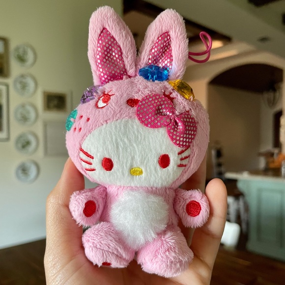 Hello Kitty | Toys | Sanrio Hello Kitty Colorful Bunny Pink Bejeweled ...